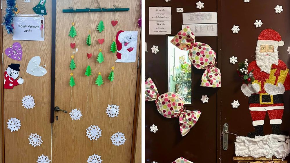 როგორია „საუკეთესოდ მორთული საახალწლო გარე ფასადი” 64-ე საჯარო სკოლაში ...